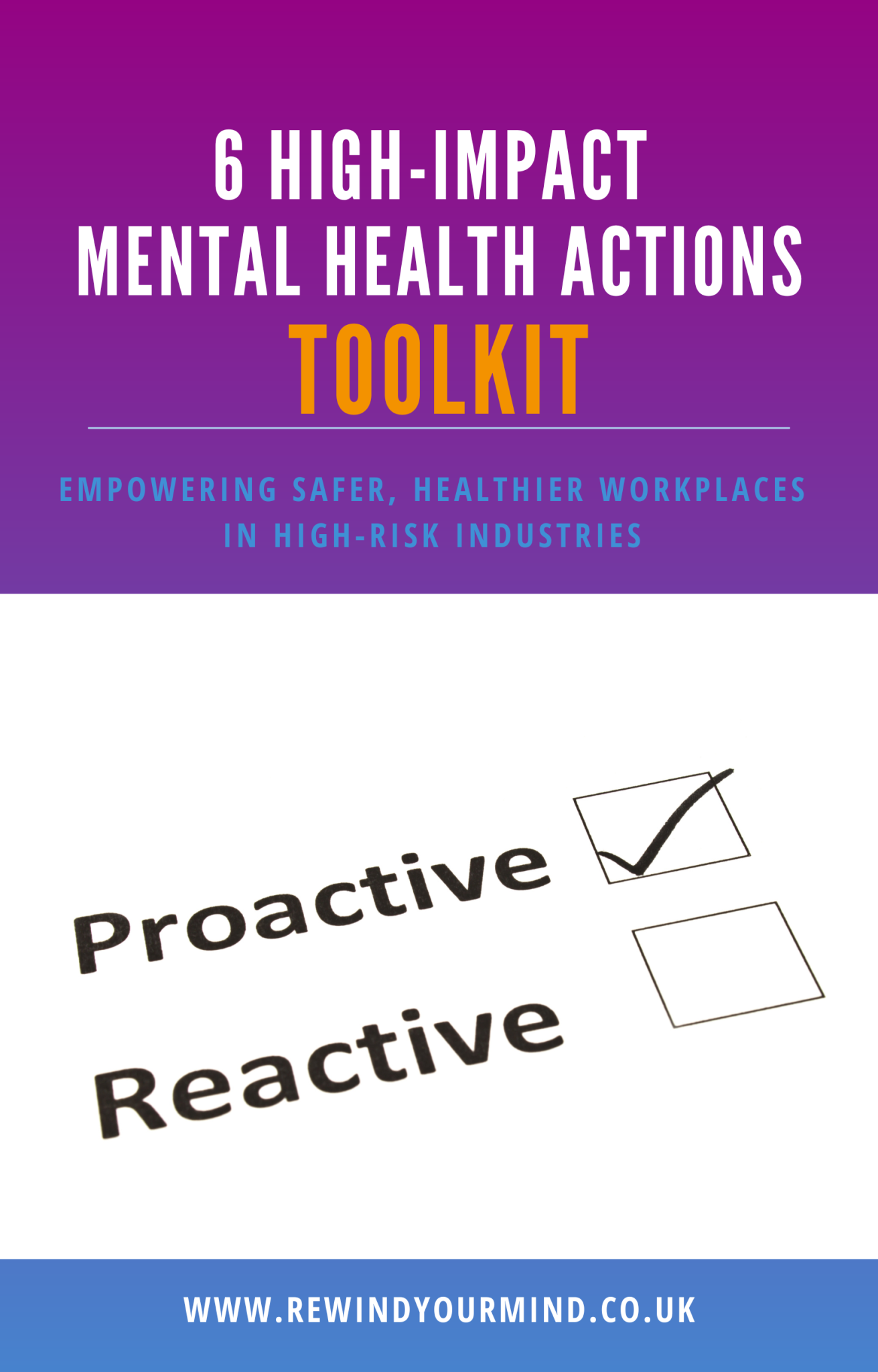 6 High-Impact Mental Health Actions Toolkit - Rewind Your Mind